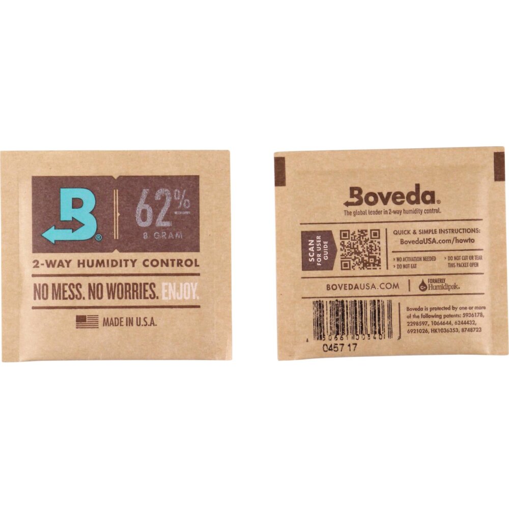 BOVEDA Humidipak 2-way 7x6,3cm 62% 25St.