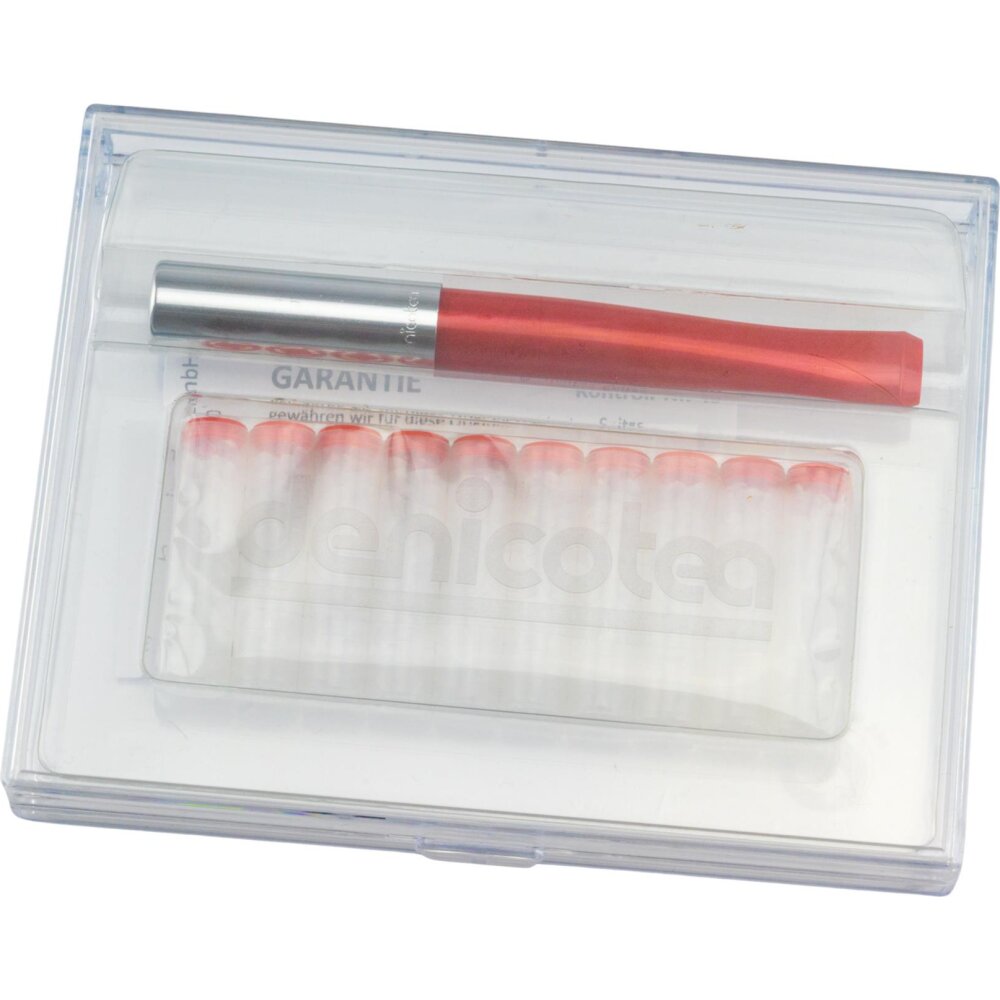 Denicotea Zigarettenspitze Automatic perlrot