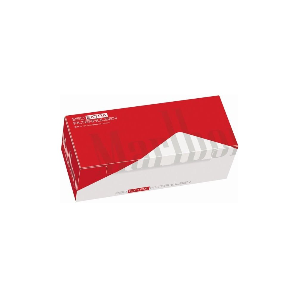 Marlboro Extra Red Hülsen 4 x 250 Stück